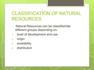 Lesson 1.pptx What is a Natural Resource? | PPTX