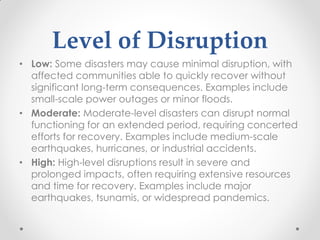 lesson 1.2 The Nature of Disaster and Risk Factor - Perspective of ...