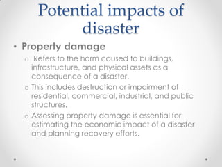lesson 1.2 The Nature of Disaster and Risk Factor - Perspective of ...