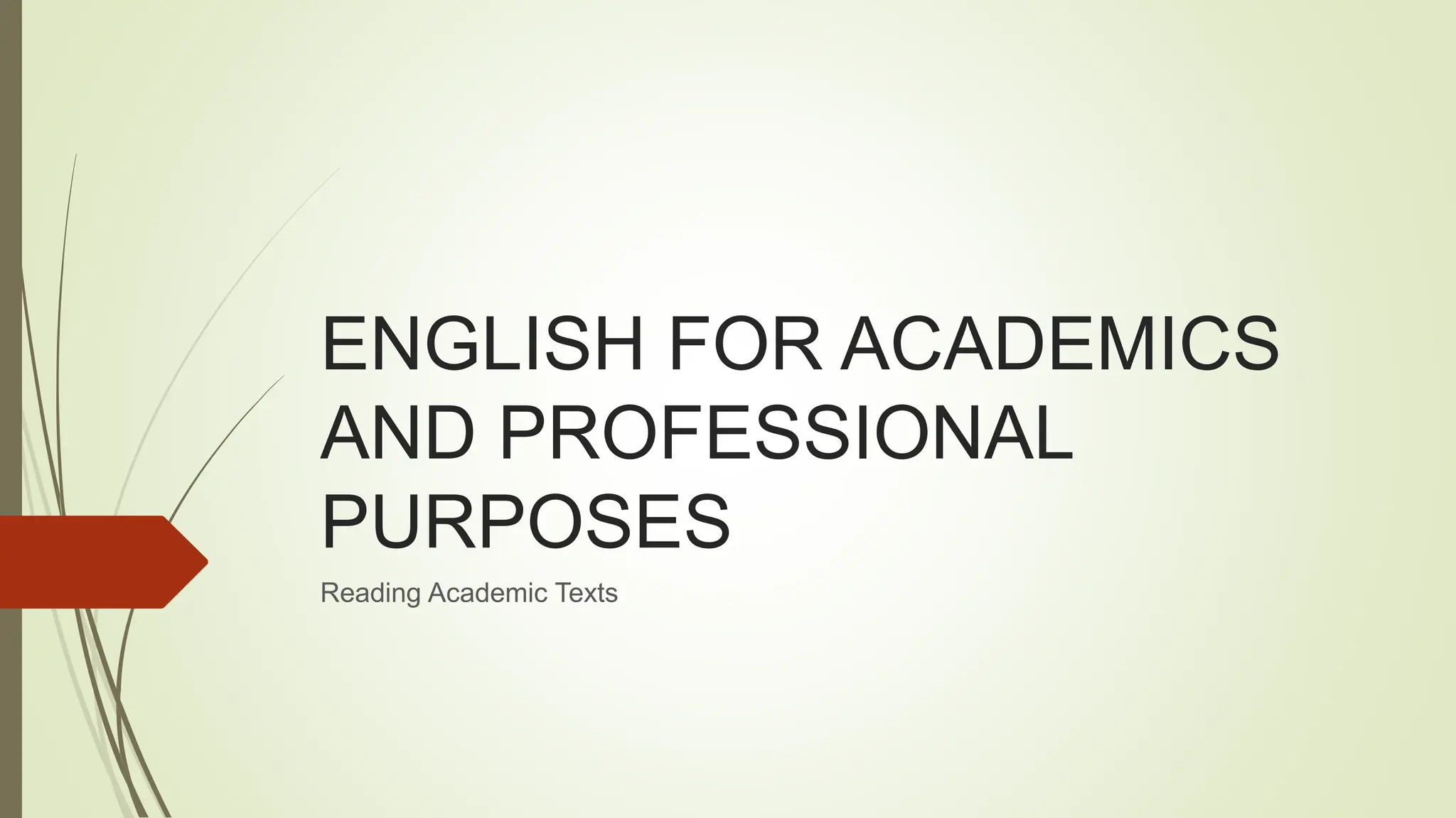 Lesson 1 for English for Academics and Professional Purposes.pptx