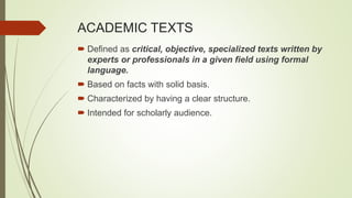 Lesson 1 for English for Academics and Professional Purposes.pptx
