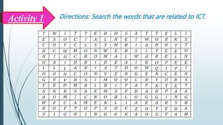 lesson 1. Empowerment Technology. ICT an | PPTX