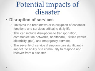 lesson 1.2 The Nature of Disaster and Risk Factor - Perspective of ...
