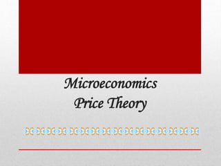Some Basic Definitions of microeconomics | PPT