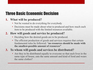 Some Basic Definitions of microeconomics | PPT
