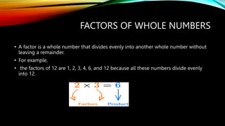 Lesson 1 - Whole Numbers (Grade 9 Mathematics) | PPTX