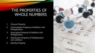Lesson 1 - Whole Numbers (Grade 9 Mathematics) | PPTX