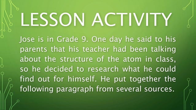 NLC Consolidation Camp Science 9 Lesson 1. The Bohr Model.pptx
