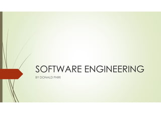 LESSON FOR SOFTWARE ENGINEERING BASED ON MODELS | PPT