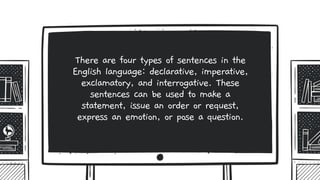 Lesson 1 Four Types of Sentences. Interrogative, Imperative ...