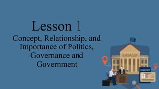 Philippine Politics and Governance grade 12 | PPTX