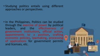 Philippine Politics and Governance grade 12 | PPTX