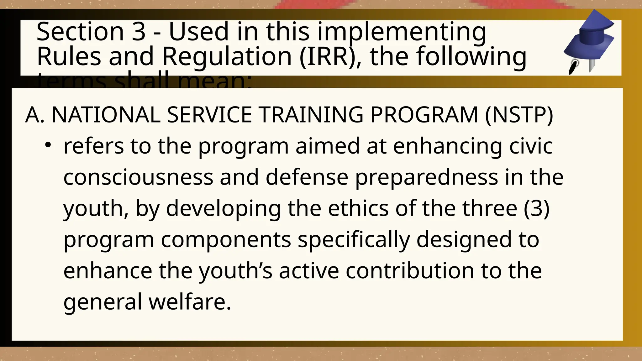 National Service Training Program (CWTS) pptx | PPTX