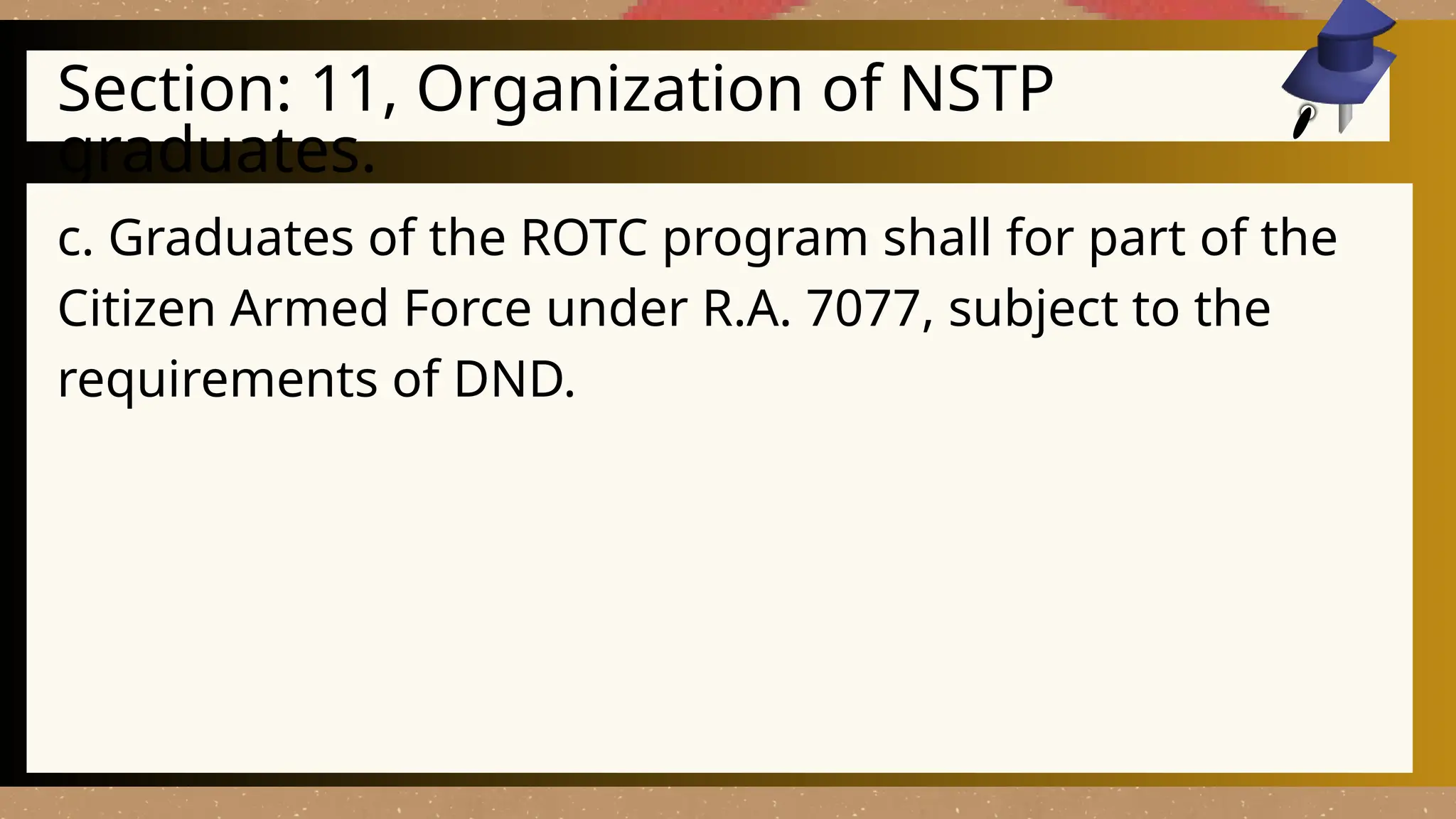National Service Training Program (CWTS) pptx | PPTX