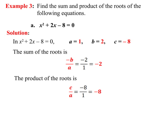 Lesson 1.4 - The Nature of Roots of Quadratic Equations.pptx