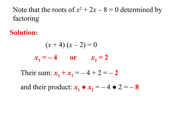 Lesson 1.4 - The Nature of Roots of Quadratic Equations.pptx