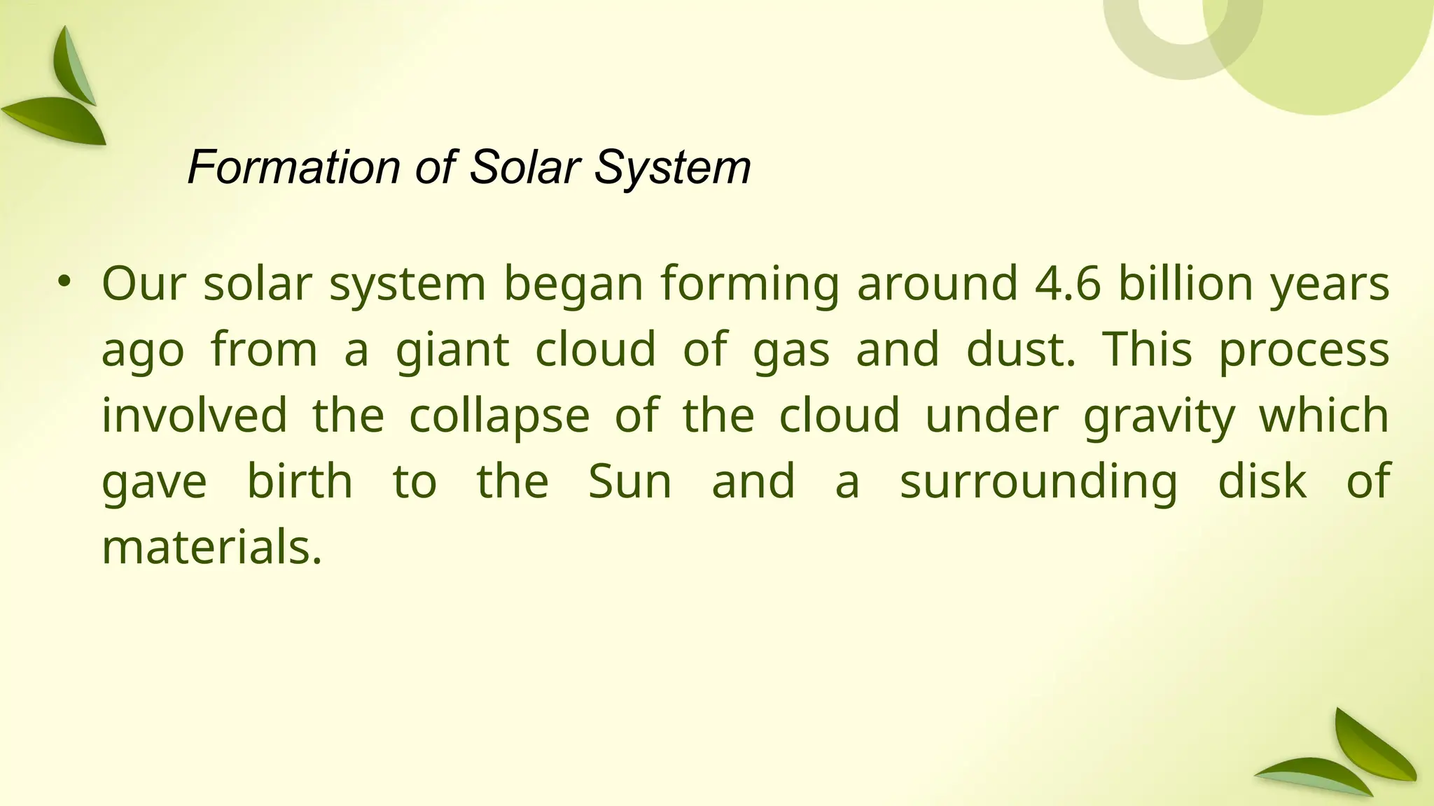 Origin and Structure of the Earth: Universe and Solar System | PPTX