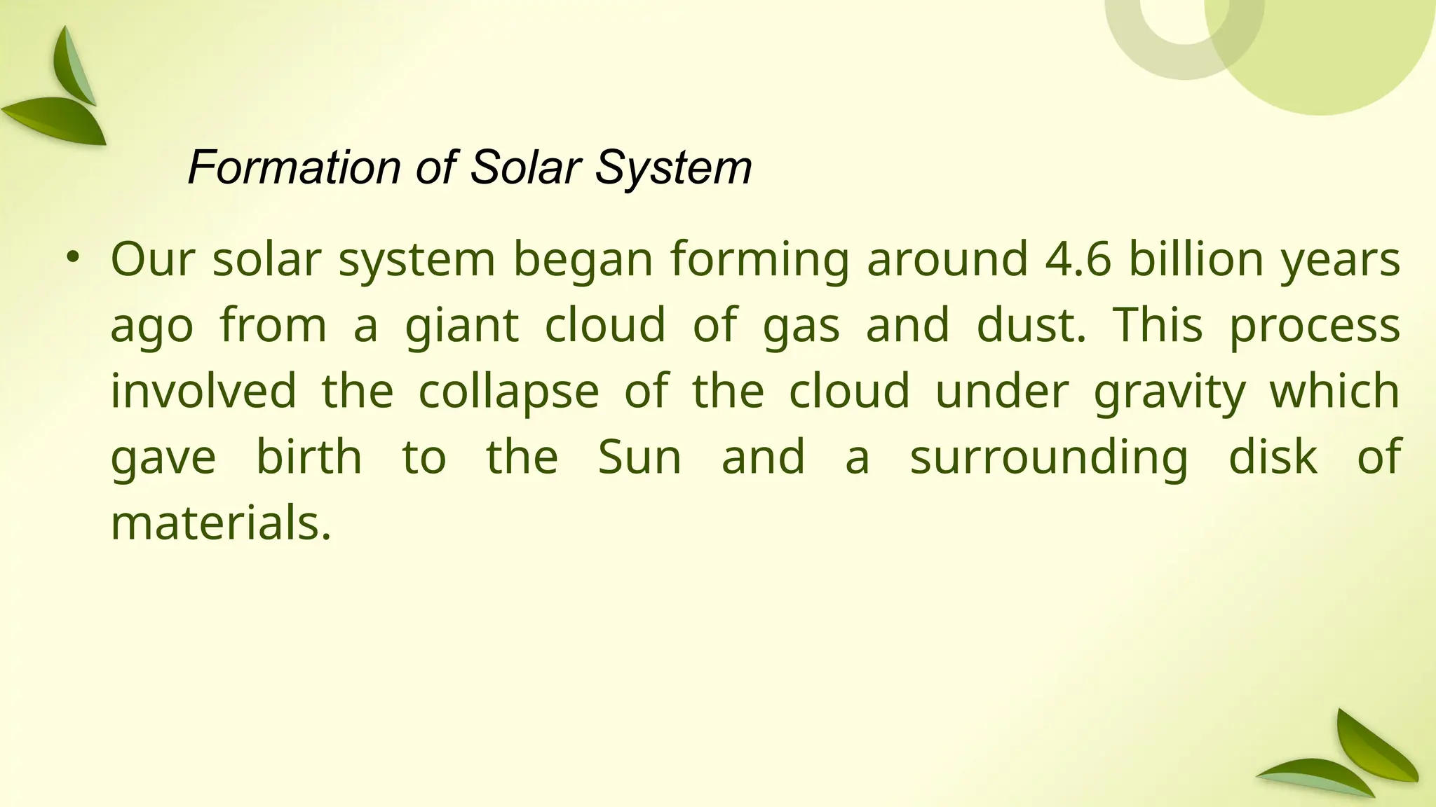 Origin and Structure of the Earth: Universe and Solar System | PPTX