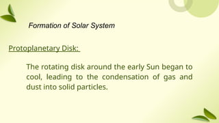 Origin and Structure of the Earth: Universe and Solar System | PPTX