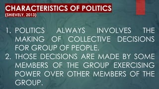 Philippine Politics and Governance Lesson 1 | PPTX