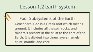 Quarter 1 Lesson 1: Earth and Life Science | PPTX