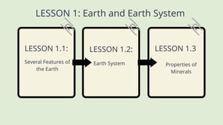 Quarter 1 Lesson 1: Earth and Life Science | PPTX