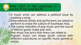 Q1 LESSON IN MUSIC AND ARTS (GRADE 7- WEEK 1) | PPTX