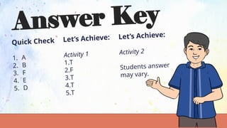 Q1 LESSON IN MUSIC AND ARTS (GRADE 7- WEEK 1) | PPTX
