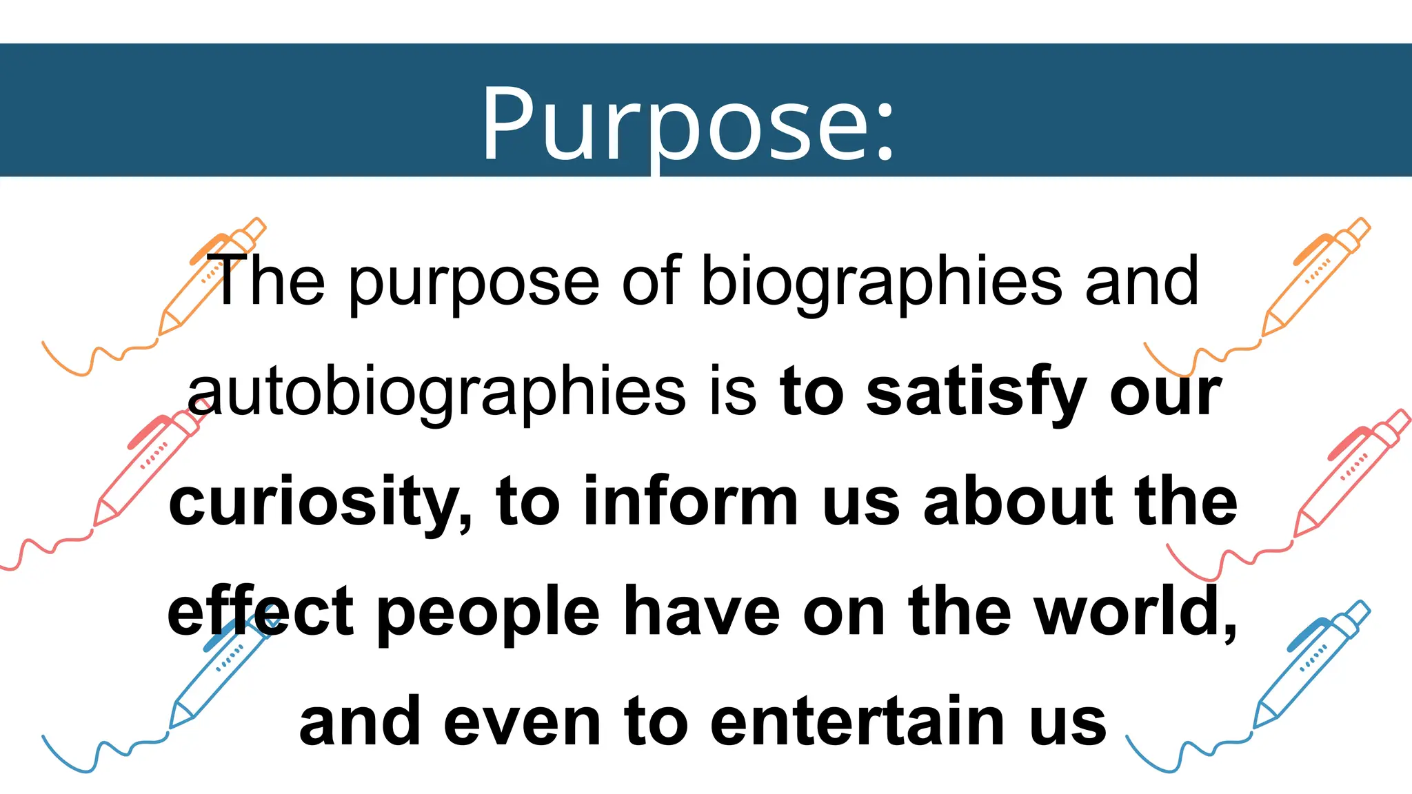 RELATIONSHIP OF ELEMENTS AND IDEAS FOUND IN AUTOBIGRAPHY AND BIOGRAPHY ...