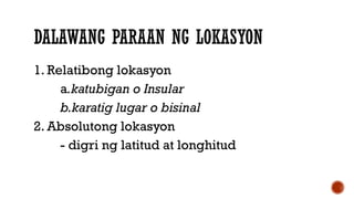 Araling Panlipunan 7 Quarter 1 Lesson 1.pptx