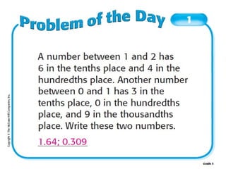 Fifth Grade Place Value Lesson 1.1. pptx | PPTX