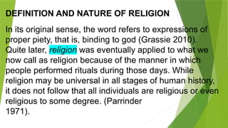 Introduction to world Religion and belief SystemLESSON 1.pptx