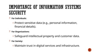 Introduction to Information Systems Security | PPT