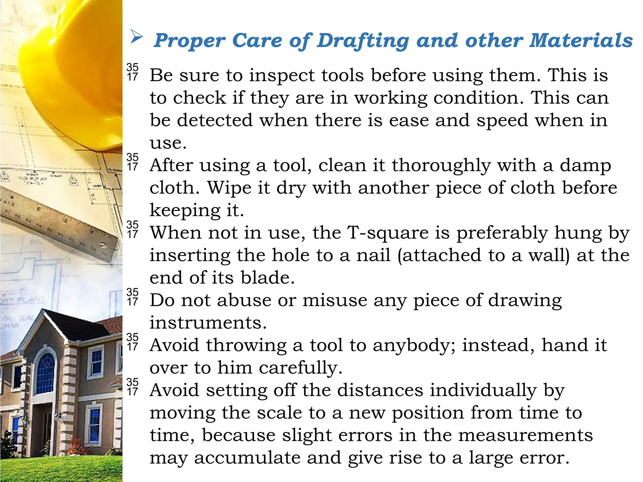 Lesson 1.iNTRODUCTION TO tECHNICAL dRAFTING | PPTX