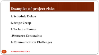 1. Introduction to Project Risk management | PPTX