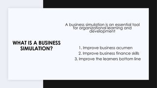Introduction: Business Enterprise Simulation | PPT