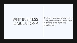 Introduction: Business Enterprise Simulation | PPTX