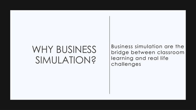 Introduction: Business Enterprise Simulation | PPT