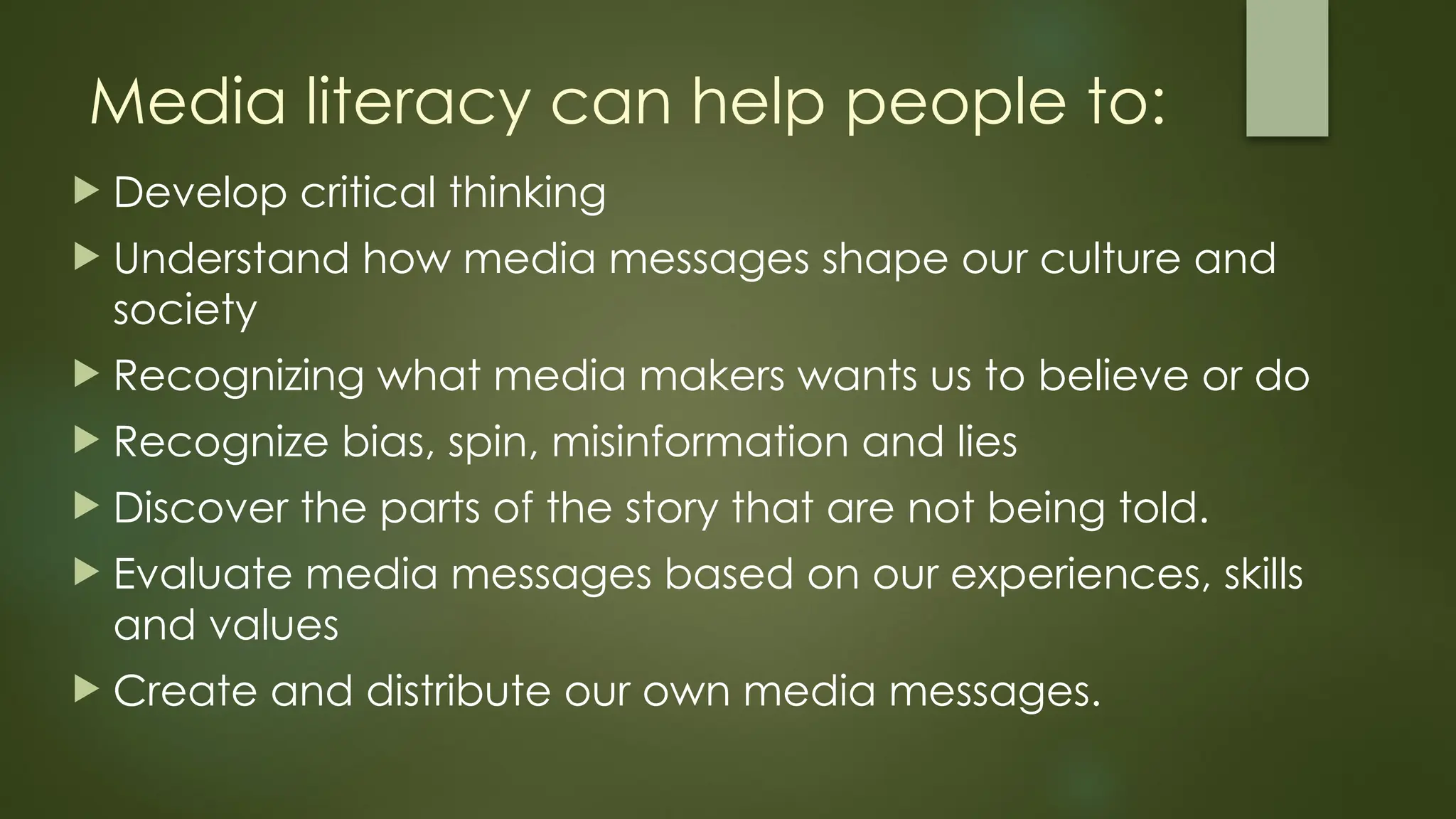 lesson 1.1.pptx talks aboutthe media and information literacy. | PPTX