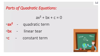 How to illustrate quadratic equations ppt | PPT