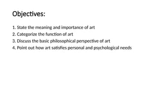 Lesson 1 Importance, Meaning and Assumptions | PPTX