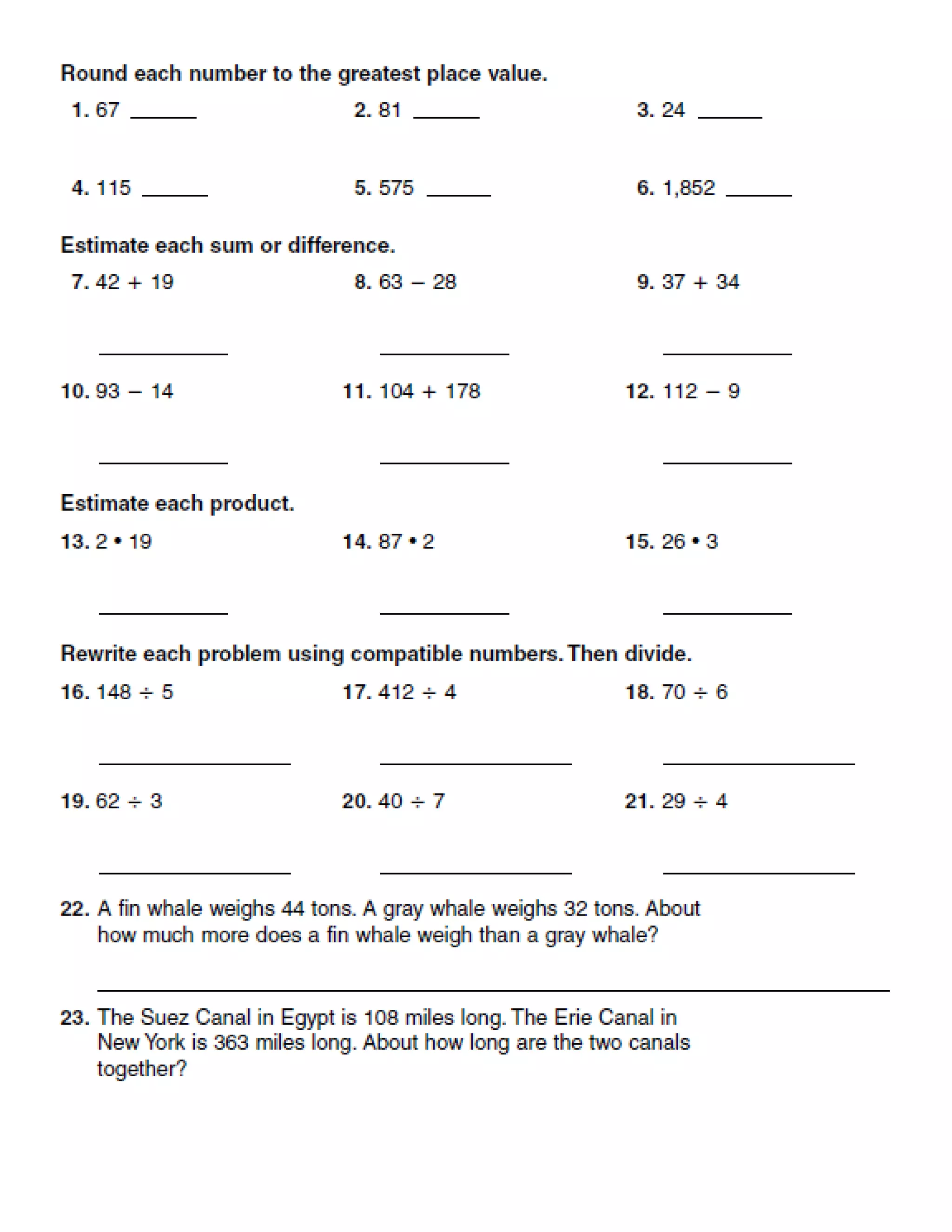 Lesson 1 2 estimating | PDF