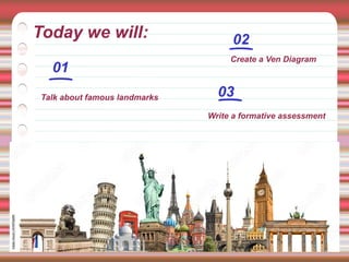 Lesson 1-2 Landmarks.ppt presentation for teens | PPT