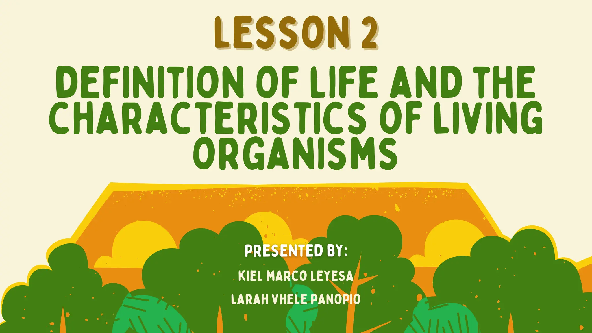 introduction of life science lesson 1,2, and 3 | PPT
