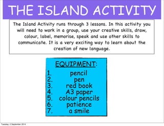 Lesson 1-4 ISLAND ACTIVITY | PPT
