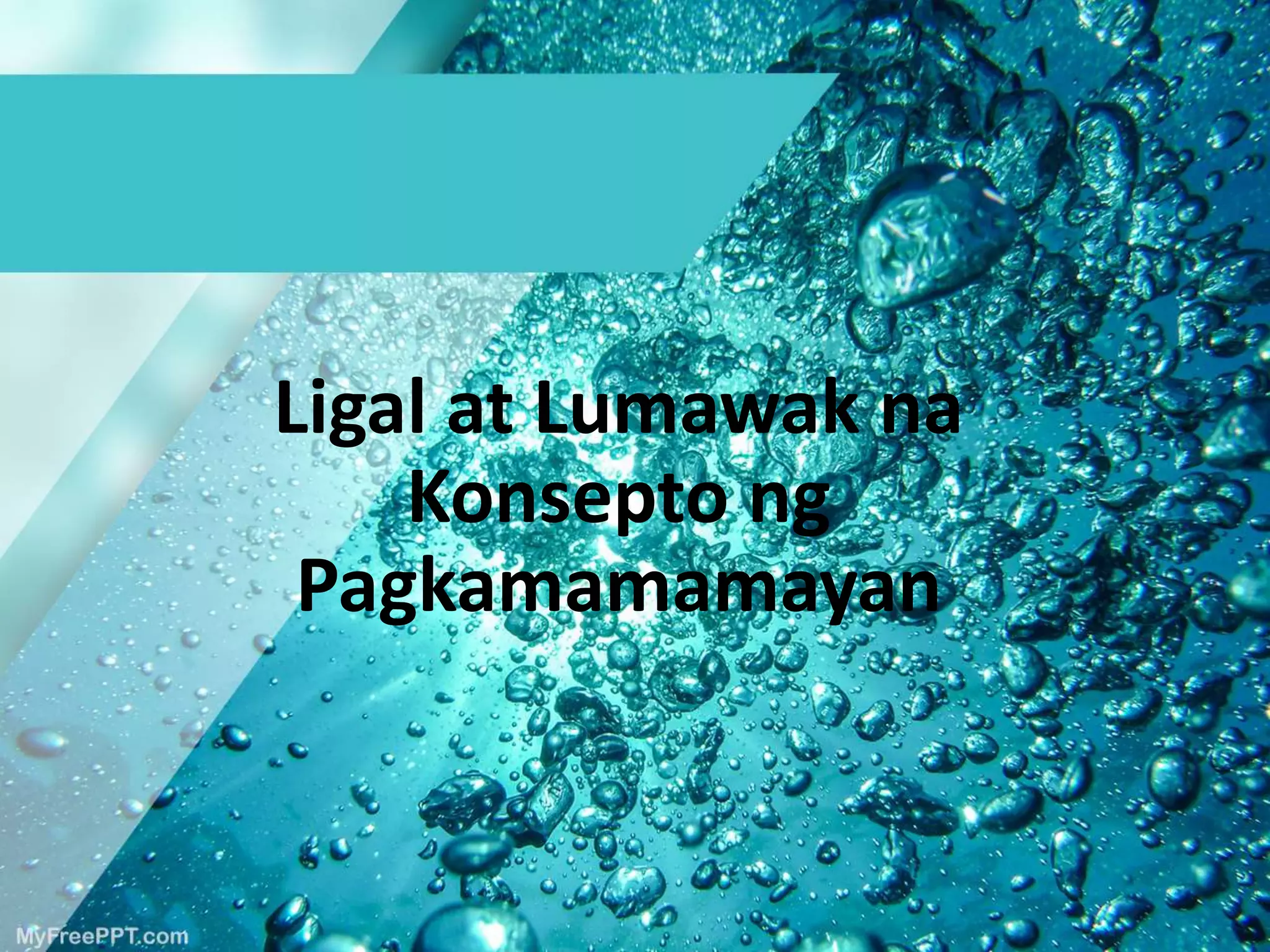 Ligal at Lumalawak na Konsepto ng Pagkamamamayan | PPT