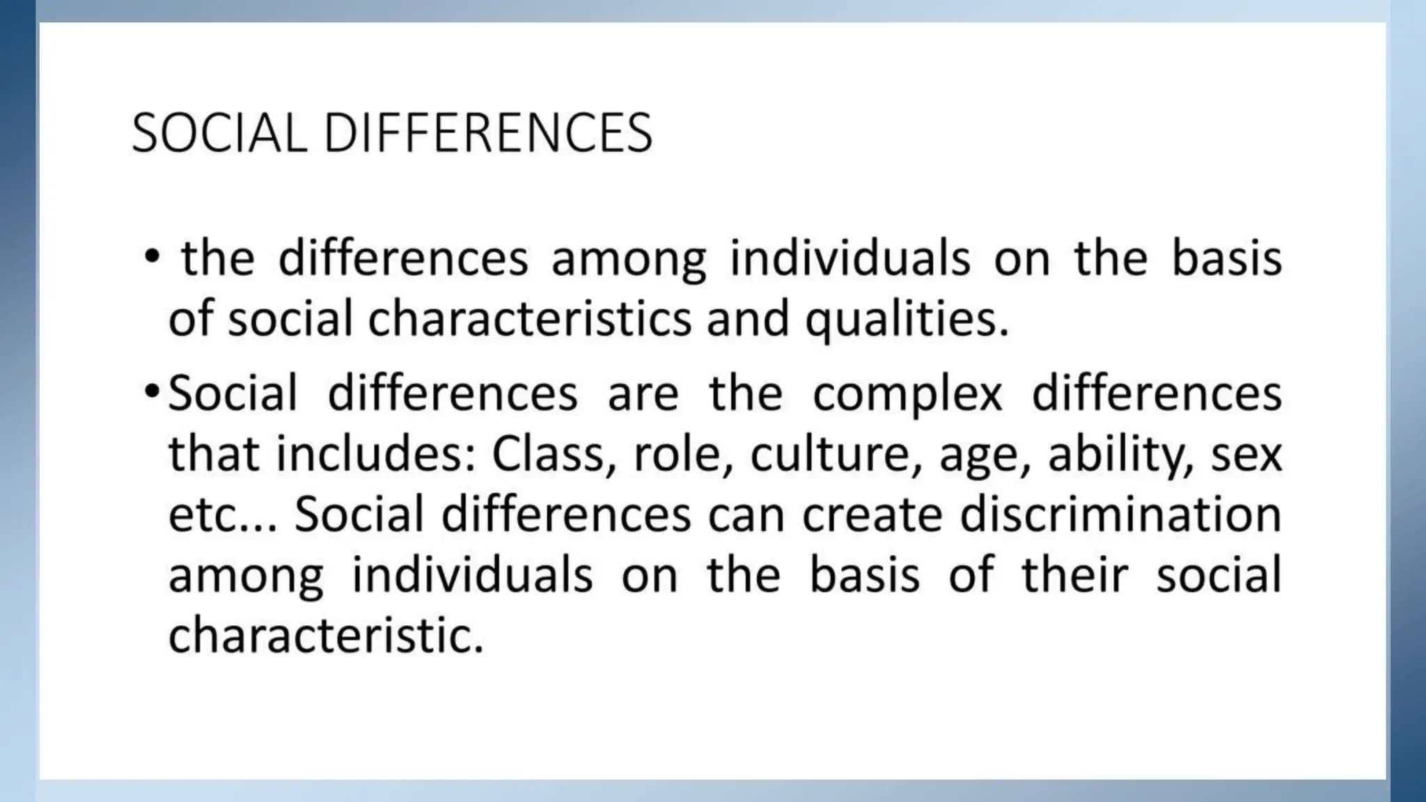 LESSON 1-A - Cultural Variation, Social Differences, Social Change ...