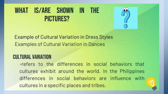 LESSON 1-A - Cultural Variation, Social Differences, Social Change ...