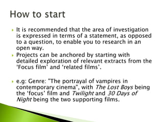 Lesson 1 a2 film coursework | PPTX | Screenwriting | Content Production