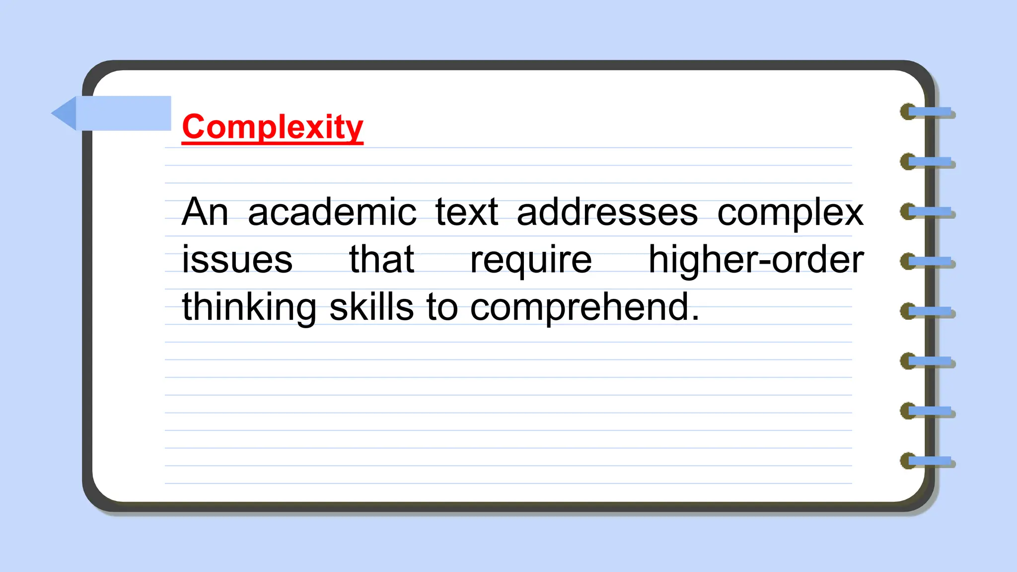 Reading and Writing: LESSON 1 - ACADEMIC TEXT.pptx